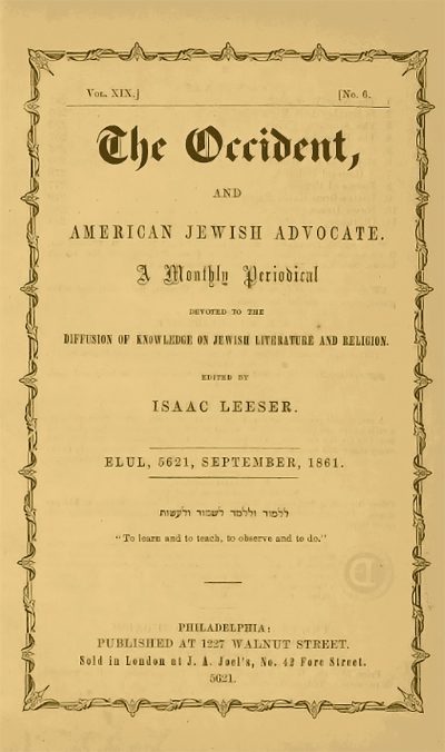 American Jews before 1880: Mobile, entrepreneurial, unconventional - UW ...