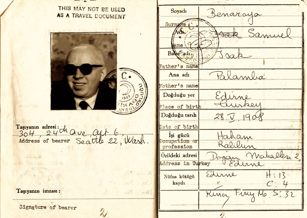 Reverend Samuel & Aliza Benaroya - UW Stroum Center for Jewish Studies